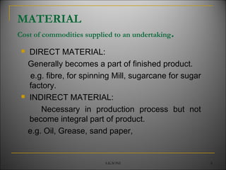 Elements of cost | PPT