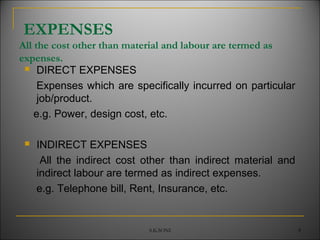 Elements of cost | PPT