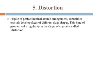 Elements of crystal | PPTX