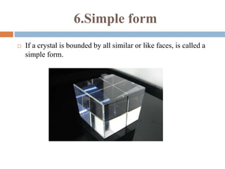 Elements of crystal | PPTX