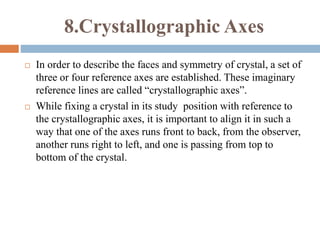 Elements of crystal | PPTX