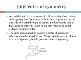 Elements of crystal | PPTX