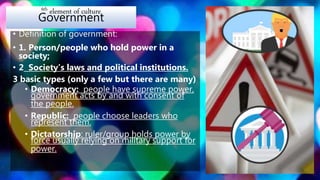 Elements of culture | PPTX