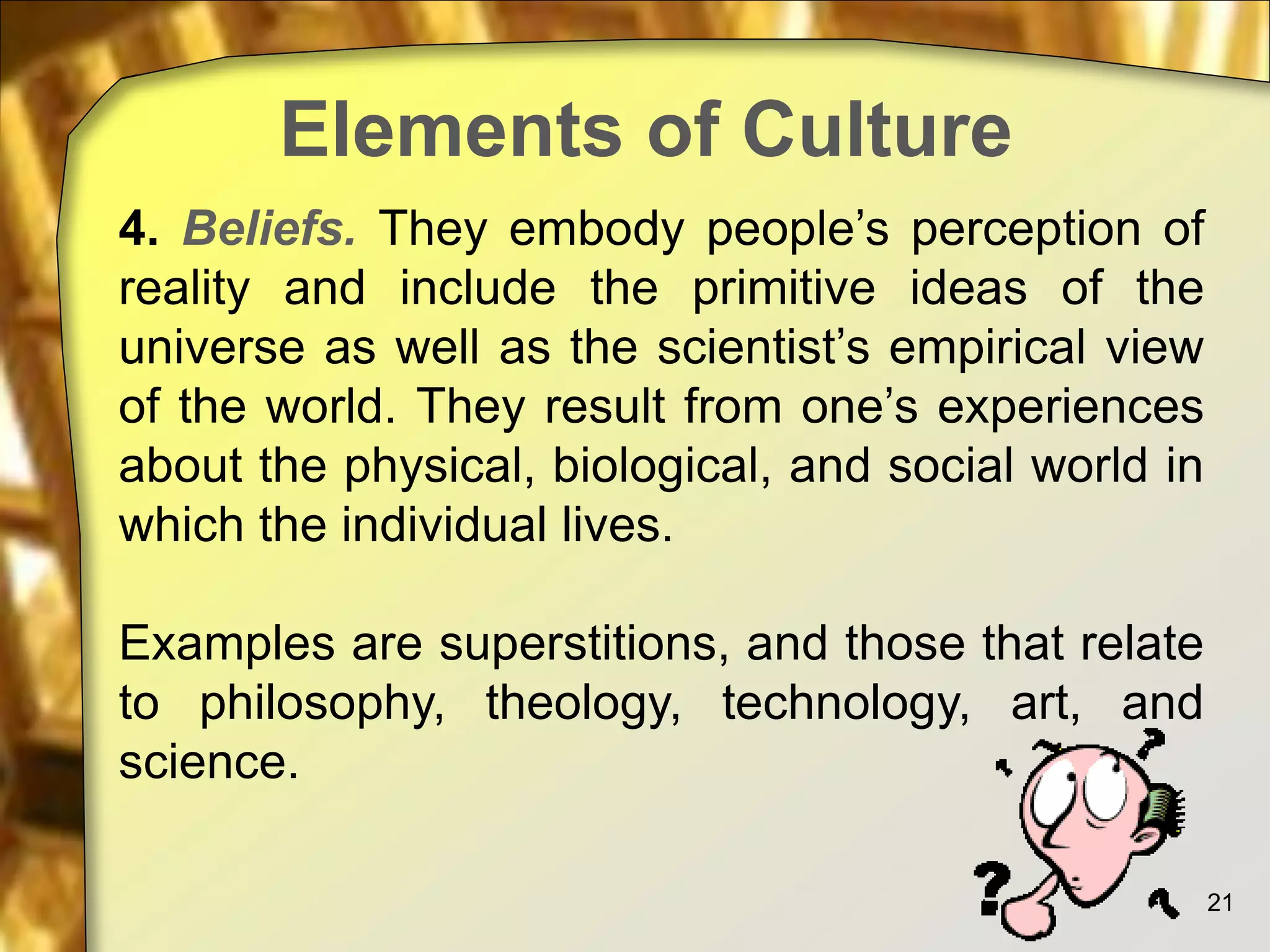 Elements of Culture | PDF