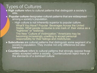 Elements of culture josephine manapsal | PPTX
