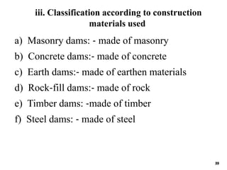 Elements of dam engineering | PDF