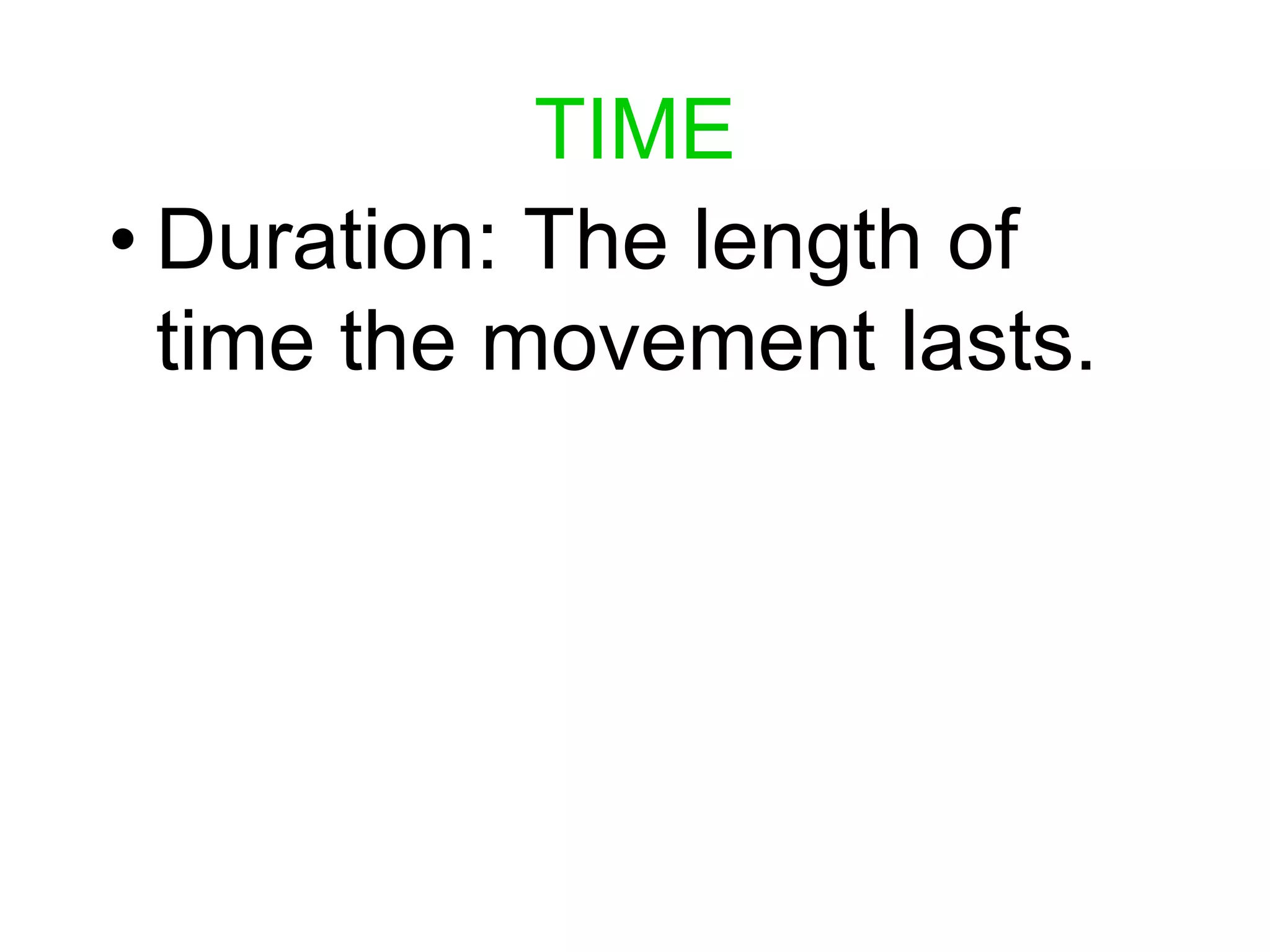 Elements of dance | PPTX