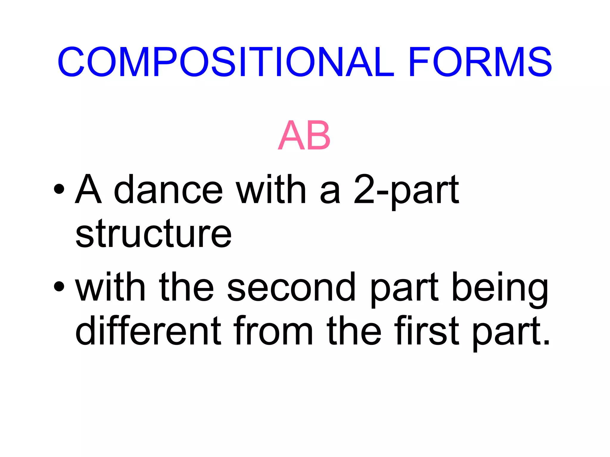 Elements of dance | PPTX