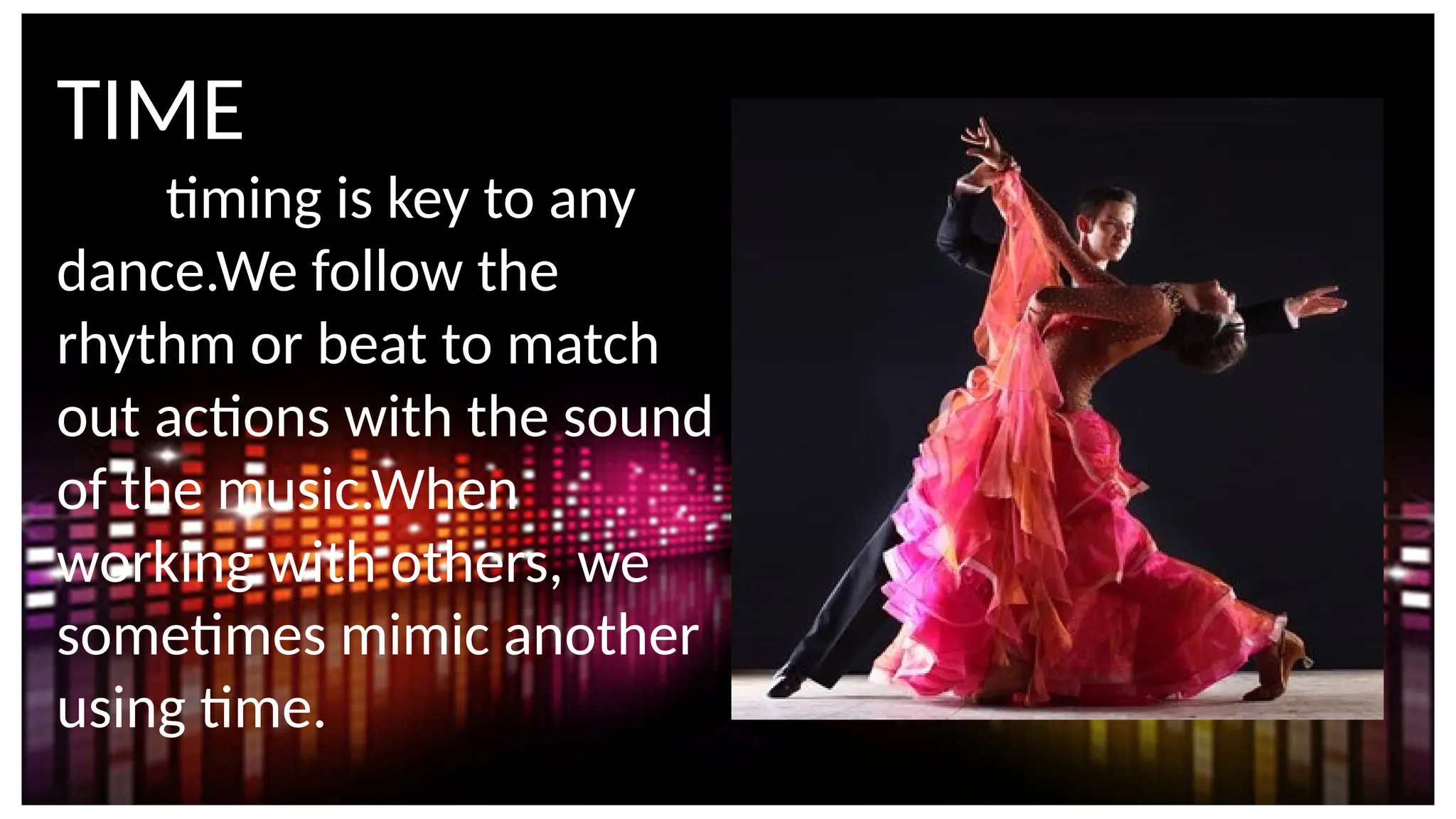 elements of dance grade 12 senior high school | PPTX