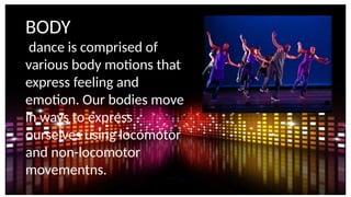 elements of dance grade 12 senior high school | PPTX
