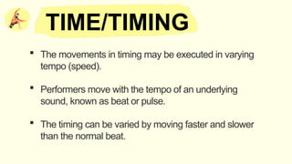 Elements of Dance.bpowerpoint presentation | PPTX | Dance | Fine Art