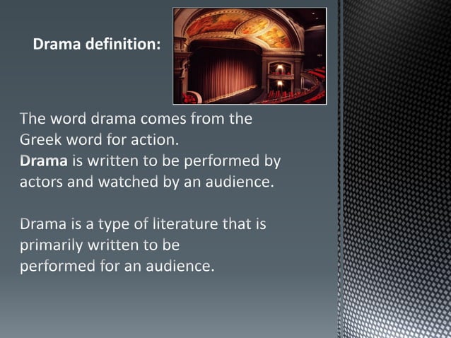 elements of drama all explained in details | PPT