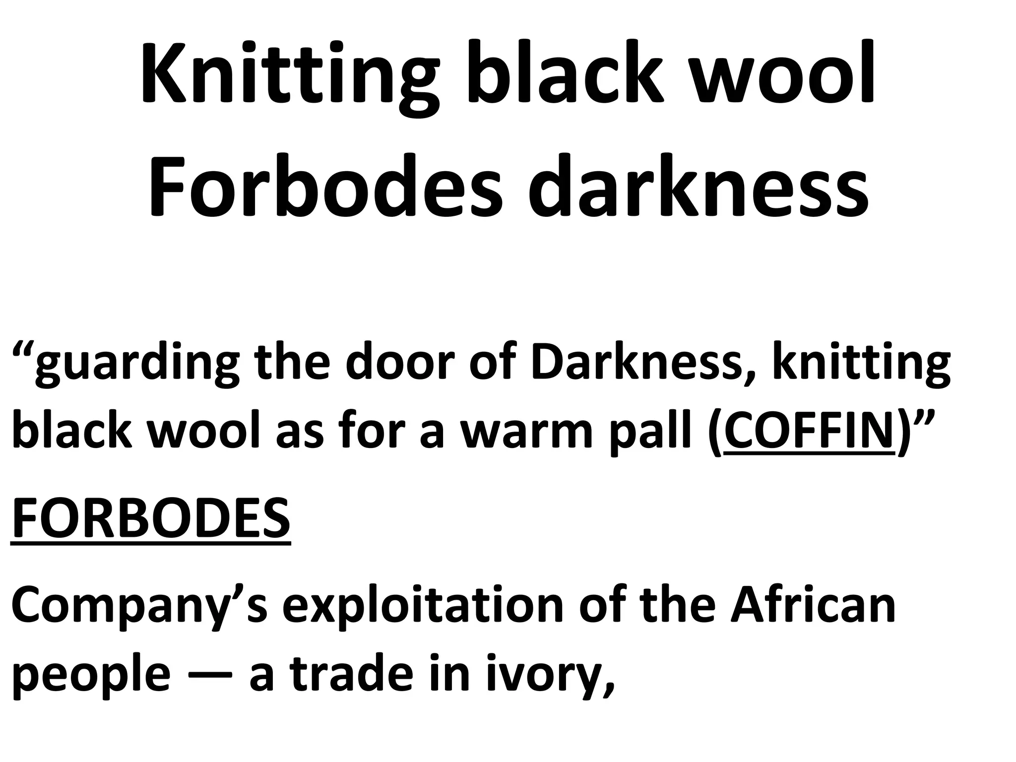 Elements of Darkness and Light in the Heart of Darkness with Special ...