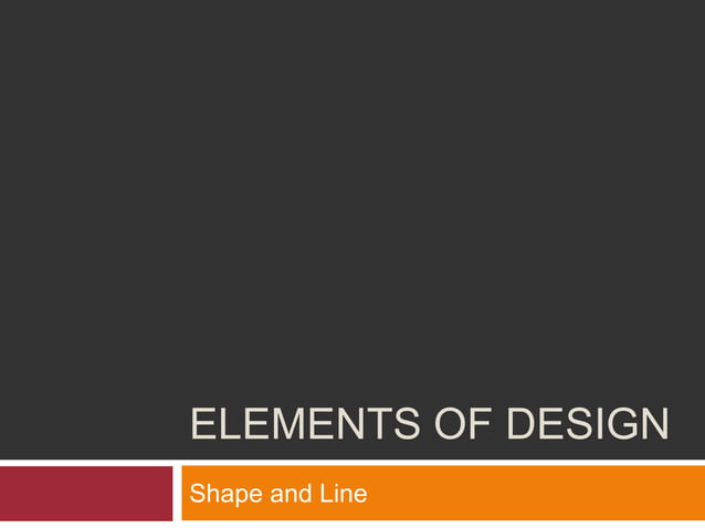 Elements of design | PPT