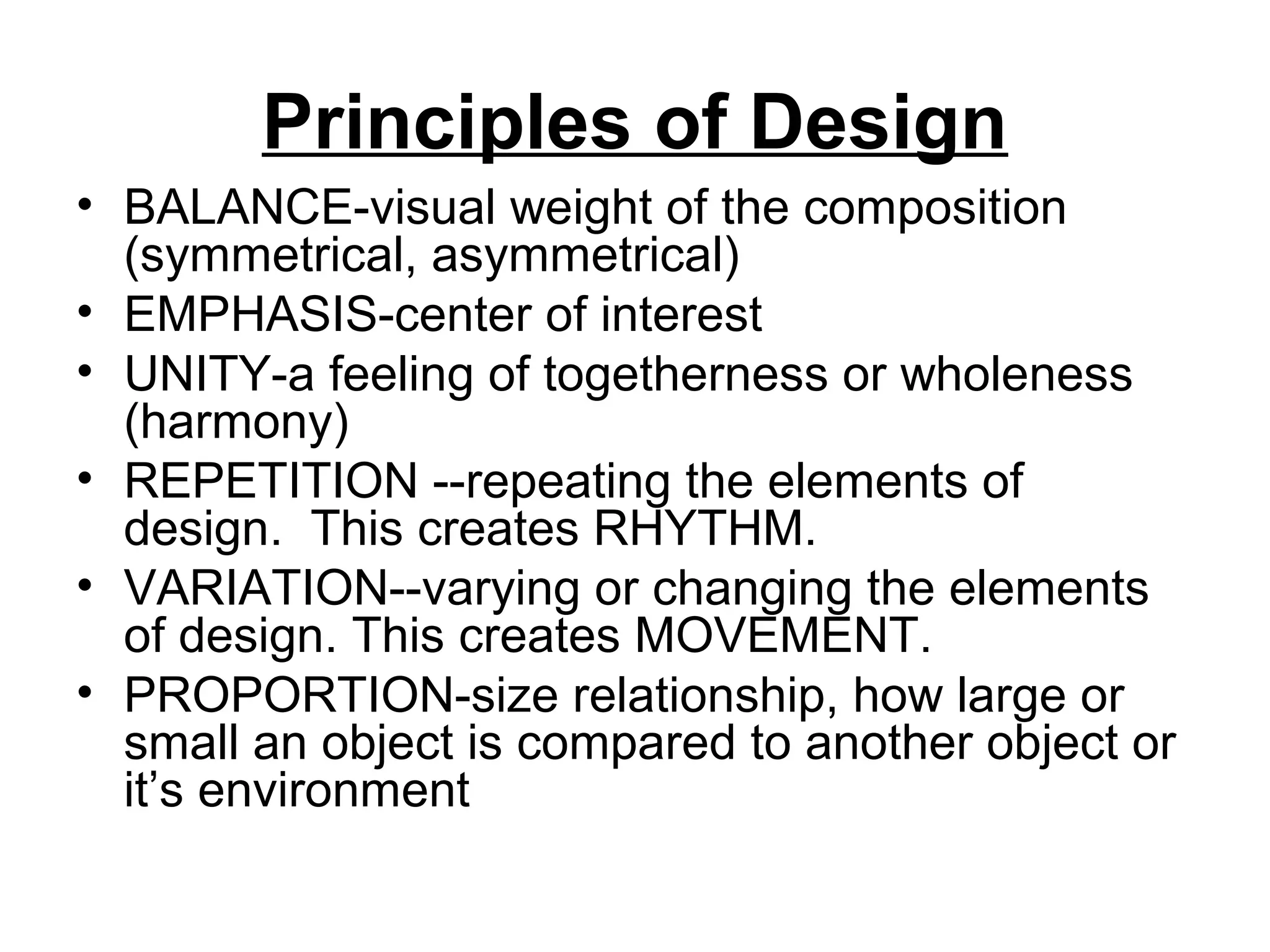 Elements of design | PPT