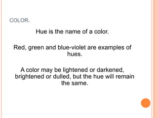 Elements of design | PPTX | Interior Decorating | Home & Garden