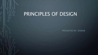 Elements of design (design students) Introduction | PPT