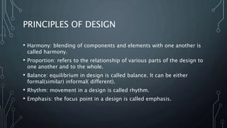 Elements of design (design students) Introduction | PPT