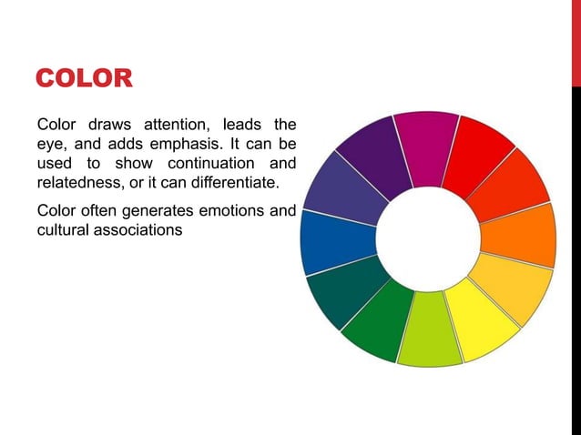 Elements of design-Color | PPTX | Blues | Music