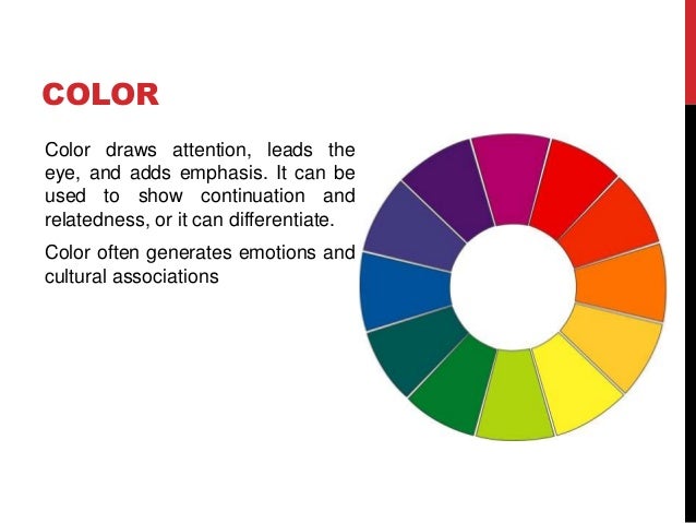 Elements of design-Color