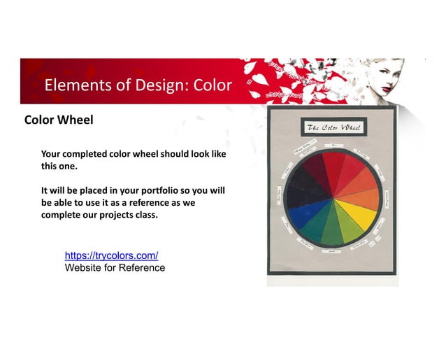 Elements of design color and color schemes | PDF