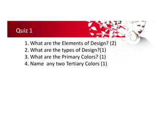 Elements of design color and color schemes | PDF