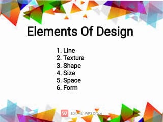 Elements Of Design | PDF