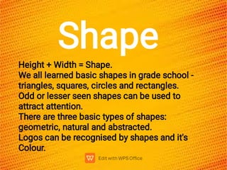 Elements Of Design | PDF