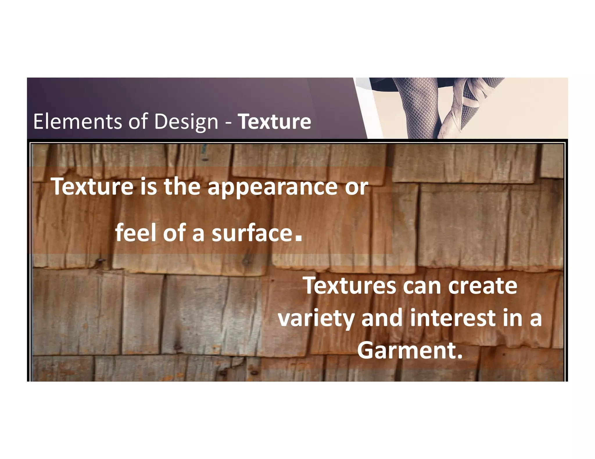 Elements of design shape form texture | PDF