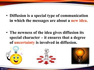 Elements of Diffusion | PPTX