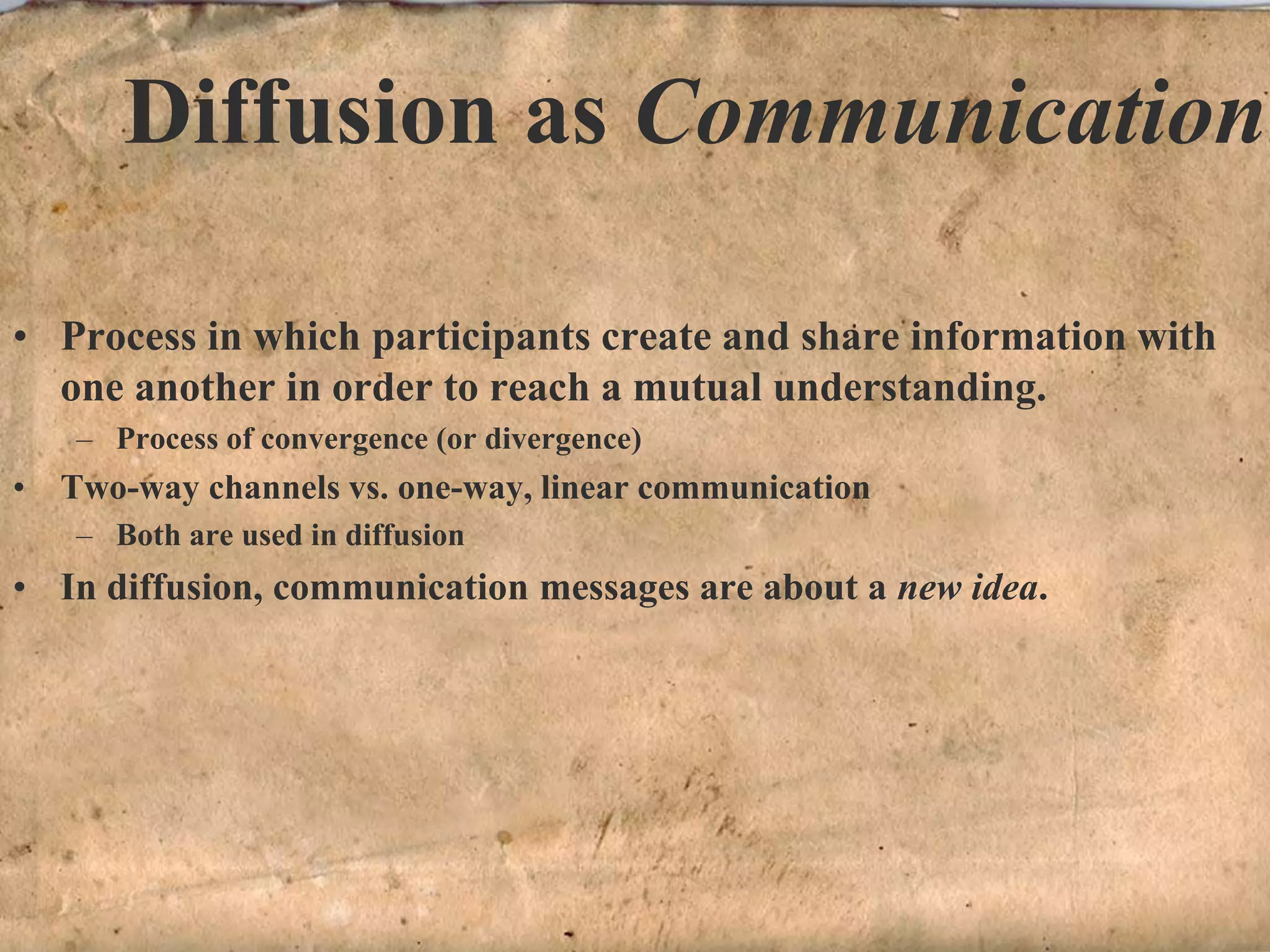 Elements of diffusion | PPT | Social Networking | Internet