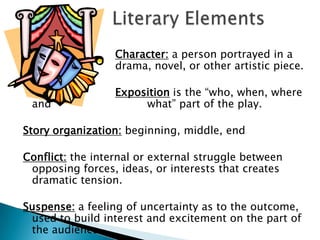 Elements of drama | PPTX