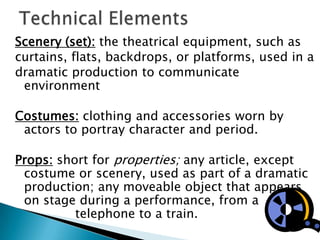 Elements of drama | PPTX