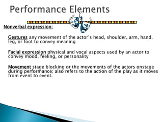 Elements of drama | PPTX