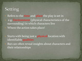 Elements of Drama | PPTX