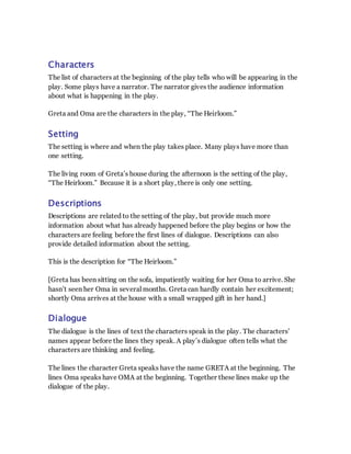 Elements of drama | DOCX