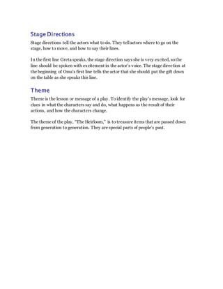 Elements of drama | DOCX