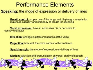 Elements of drama | PPT