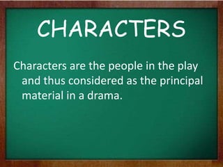 Elements of drama | PPTX