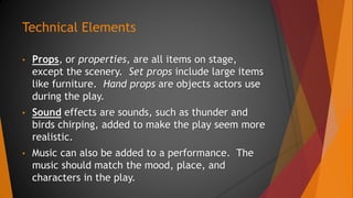 Elements of drama | PPTX
