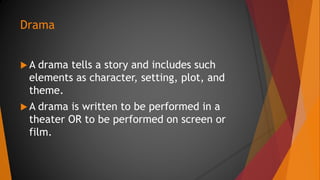 Elements of drama | PPTX