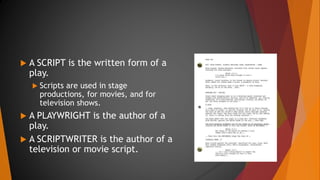 Elements of drama | PPTX