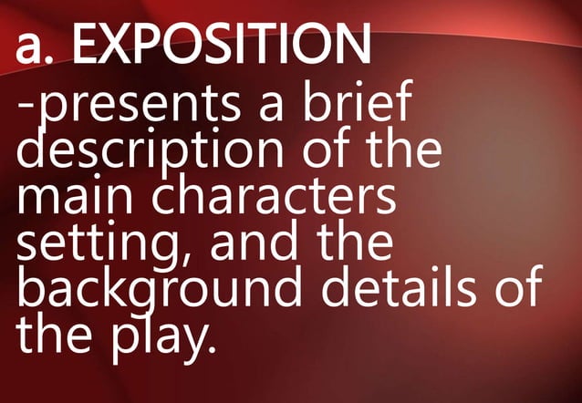 Elements of drama- Literary Elements of Drama: Character, Setting and Plot | PPTX