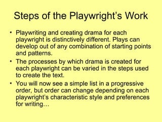Power Point Presentation on Elements Of Drama | PPT