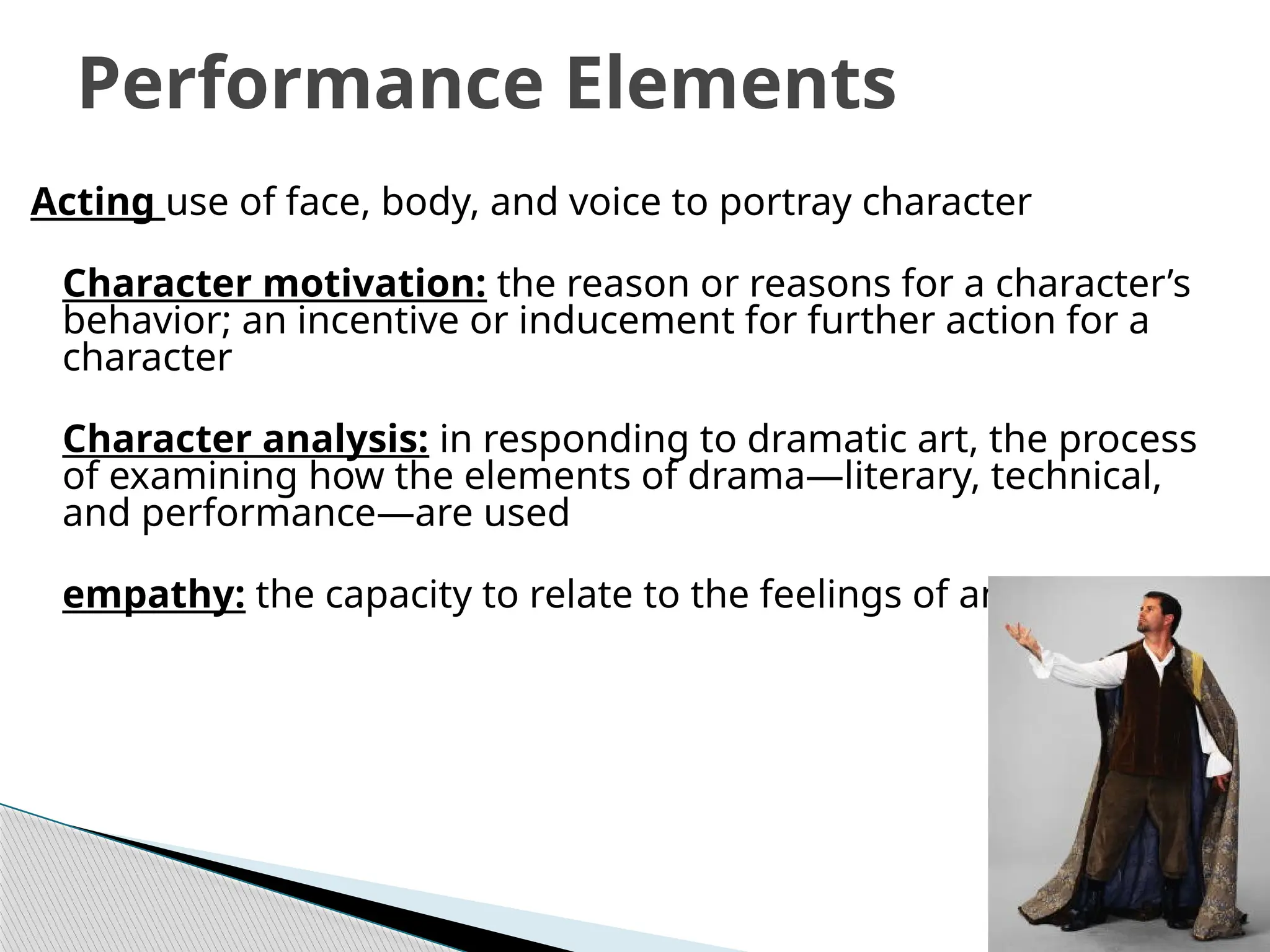 The Elements of Drama: Literary, Technical, and Performance.pptx