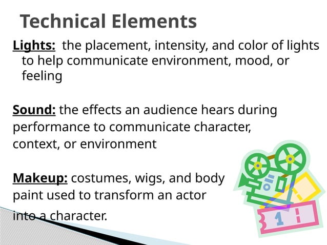 The Elements of Drama: Literary, Technical, and Performance.pptx