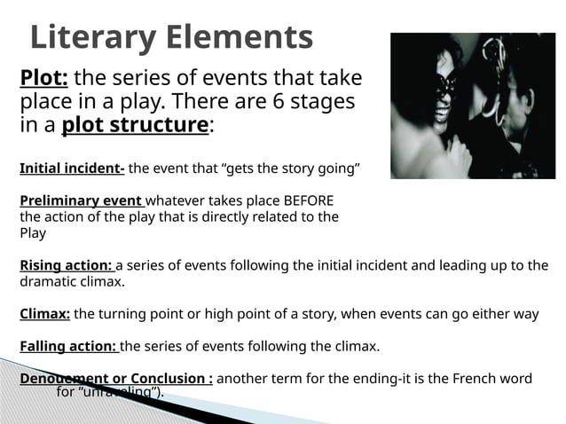 The Elements of Drama: Literary, Technical, and Performance.pptx