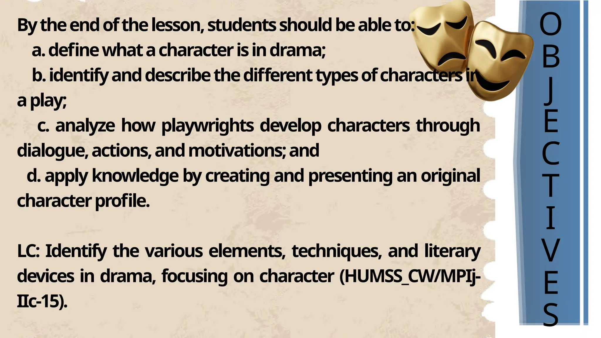 Elements of Drama including charsacterss | PPTX