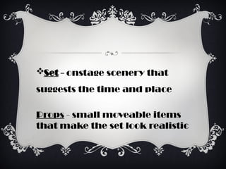 Elements Of Drama Slides for middle school | PPT