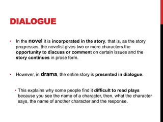 Elements of drama: imitation & dialogue | PPTX